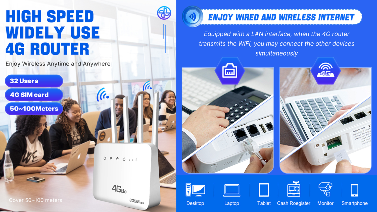 4G LTE Wireless Router with VoLTE – BDI Technology