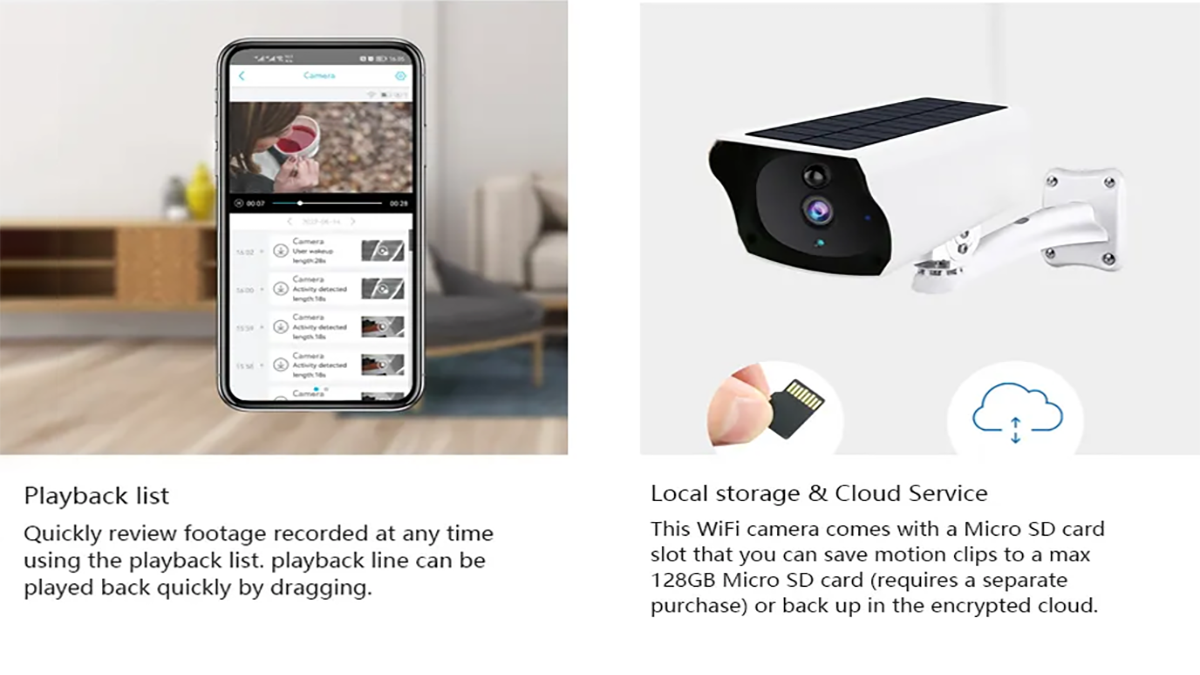 BDI Security Wi-Fi Camera with Solar & Battery Powered & Full HD Outdo – BDI Technology