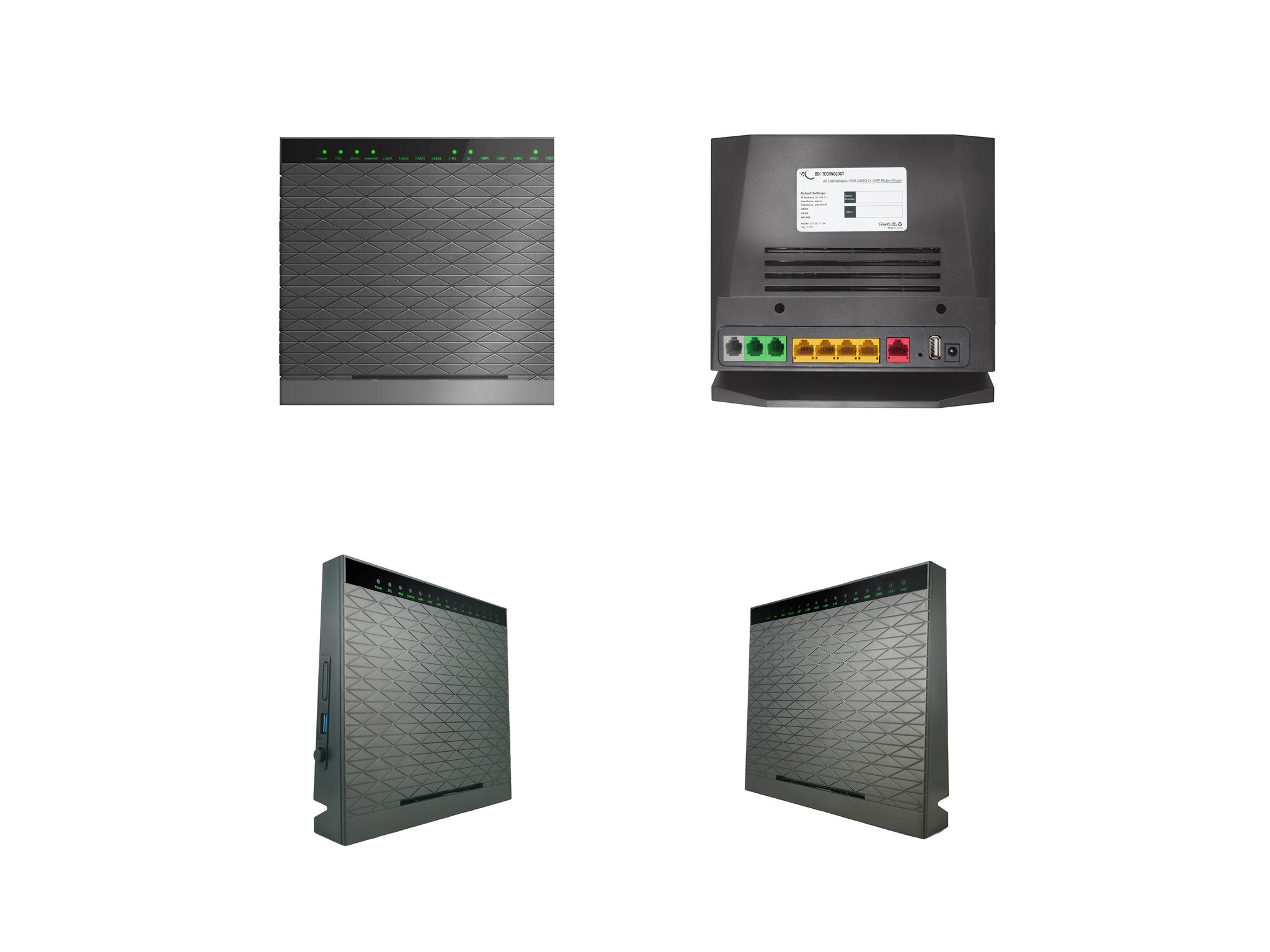 BDI AC Dual Band VDSL2+ Modem Router with VoIP – BDI Technology