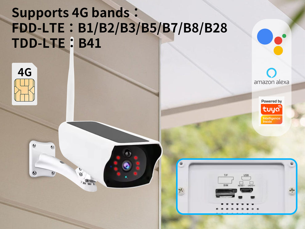 BDI 4G/LTE Solar CCTV Security Camera Package with Battery and 32G SD – BDI Technology