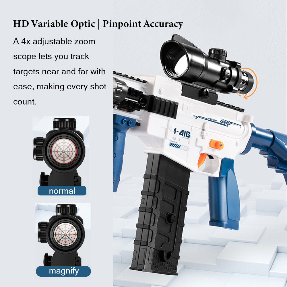 M416 soft bullet electric toy gun with ejection shell 5m range safe fo ...